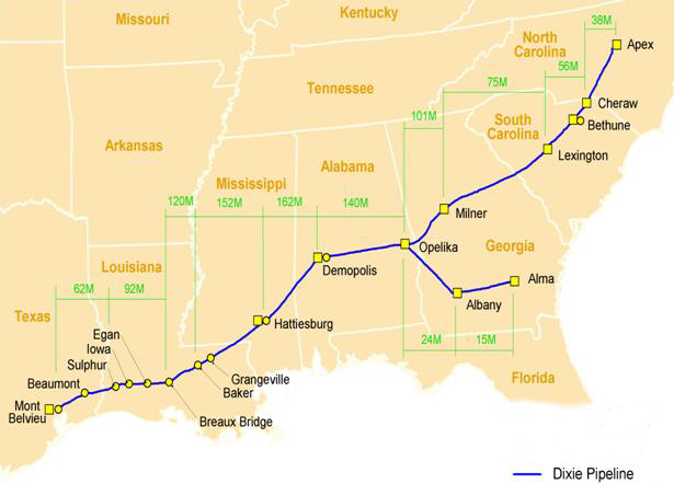 Dixie Pipeline expands crude oil capacity to meet growing demand ...
