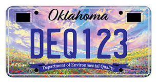 New license plates offered by Oklahoma Environmental Quality Department ...