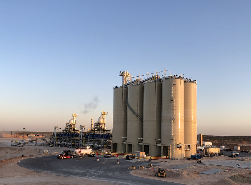 Frack sand operator opening another facility in Texas - Oklahoma Energy ...