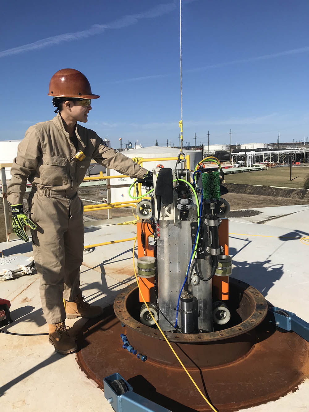 Robot designed to carry out storage tank inspections - Oklahoma Energy ...