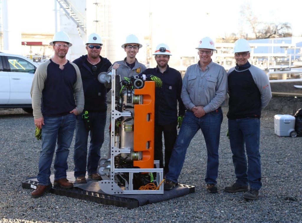 Robot designed to carry out storage tank inspections - Oklahoma Energy ...