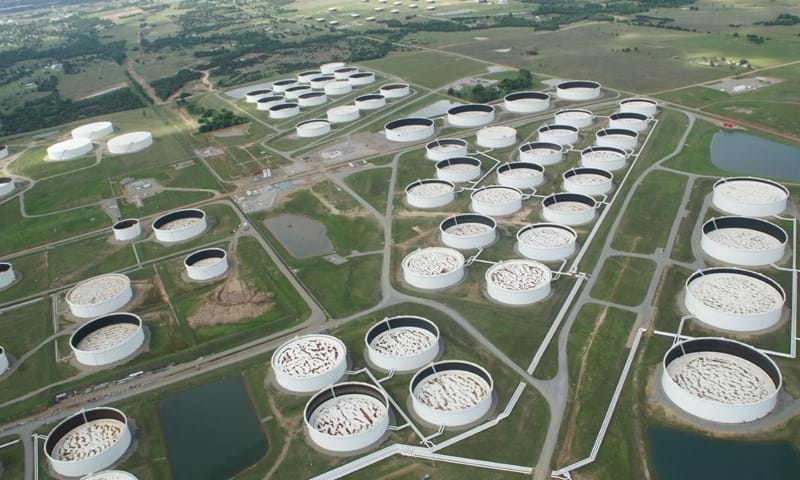 Another gain in crude oil stored at Oklahoma’s Cushing Hub - Oklahoma ...
