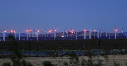 Kansas creates law targeting wind farm blinking lights at night ...