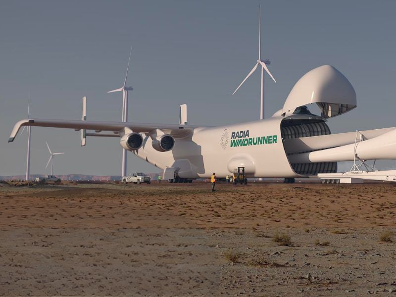 World’s largest aircraft to be built to carry wind turbine blades ...