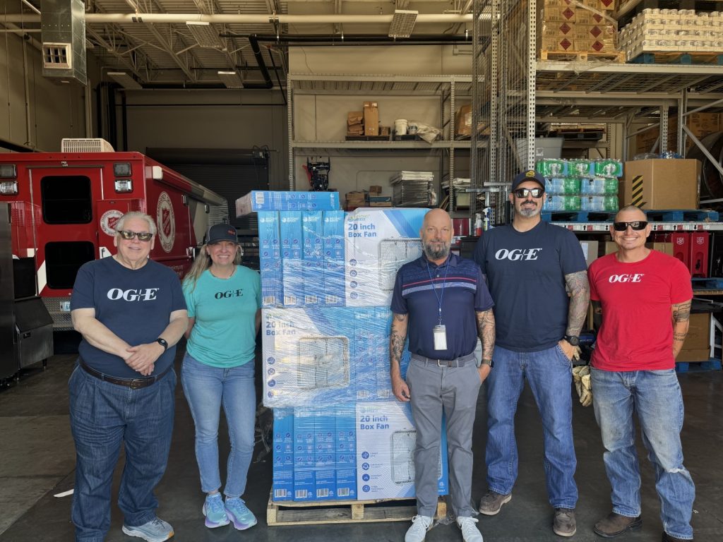 OGE hands out fans to low income elderly - Oklahoma Energy Today