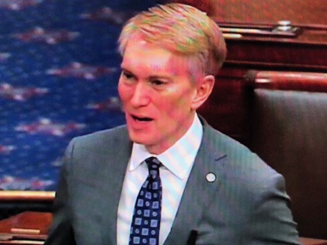 Sen. Lankford told his colleagues the Senate will miss Jim Inhofe ...