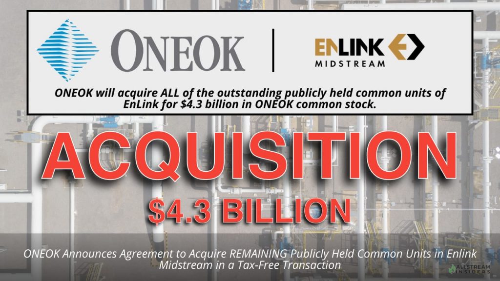 EnLink shareholders approve $4 billion-plus acquisition by ONEOK ...